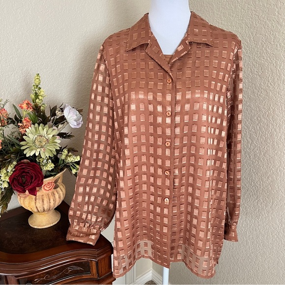 Allison Daley | Tops | Allison Daley Button Down Blouse With Camisole ...